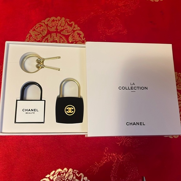 CHANEL | Accessories | Chanel Black And Gold Keychain Set | Poshmark